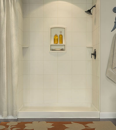 New tub/shower wall kits for 2014: Swanstone Subway Tile & Square 12 ...